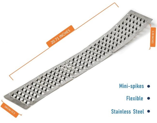 Mini Spikes for Bird and Animal Control, 3-inches wide - Bird spikes ...