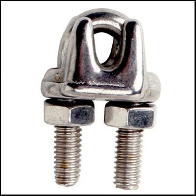 Bird Netting Stainless Steel Rope Clamp Pack of 25 from Flock Free ...